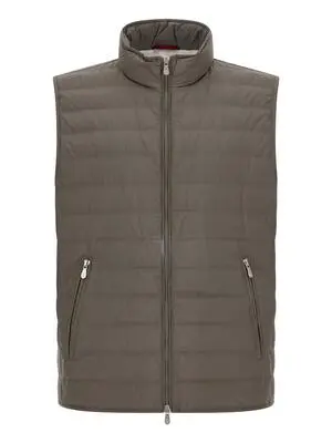 Brunello Cucinelli Quilted Vest - Green