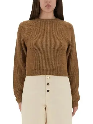Moschino MOSCHINO Cropped Shirt Brown