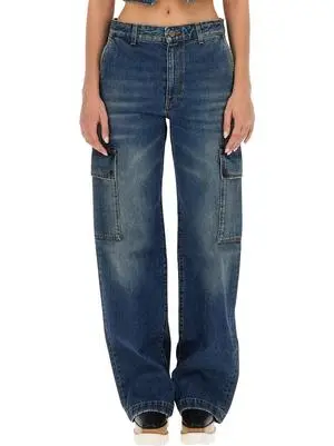 Stella McCartney Cargo Jeans - Blue