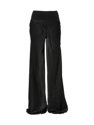 Rick Owens RICK OWENS Panelled Satin Palazzo Pants Black