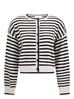 LISA YANG LISA YANG Marit Striped Cardigan