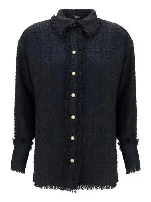Balmain BALMAIN Tweed Shirt Black