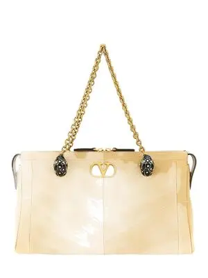 Valentino Garavani Panthea' Shoulder Bag - Cream