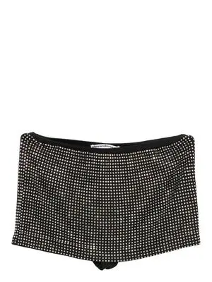ALEXANDER WANG Alexander Wang Crystal Embellished Mini Shorts