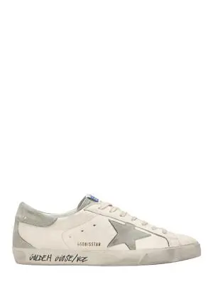GOLDEN GOOSE Leather Super-star Sneakers - White