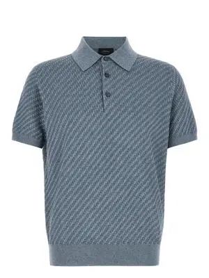 BRIONI Brioni Men 'Trama' Weaving Polo