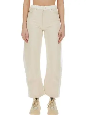 Stella McCartney STELLA MCCARTNEY Utility Jeans With Banana Leg Cream