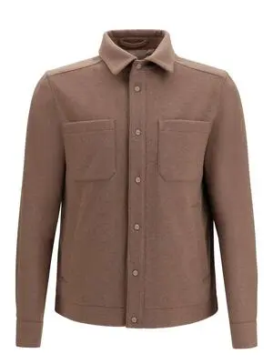 Herno Snap-button Jacket - Brown