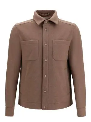 Herno Snap-button Jacket - Brown