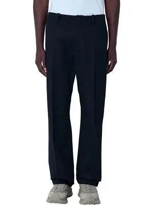 Moncler X Frgmt Hiroshi Fujiwara Logo Print Trousers - Black