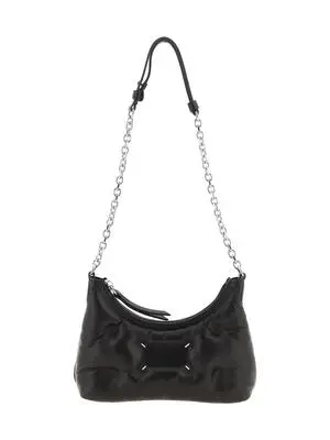 MAISON MARGIELA Glam Slam Hobo Micro Shoulder Bag - Black
