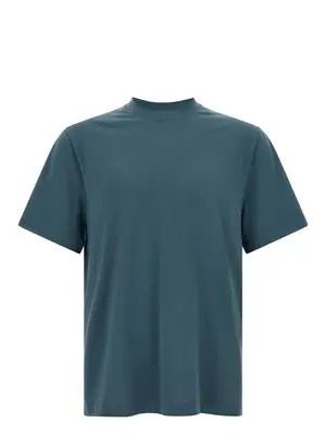 Brioni Logo Embroidery T-shirt - Blue
