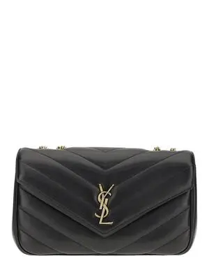 Saint Laurent Loulou Shoulder Bag - Black