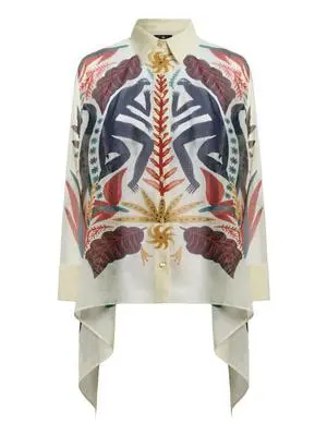 Etro Printed Seersucker Shirt - Yellow