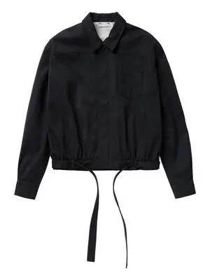 1989 STUDIO Dark Short Trench Jacket - Blue
