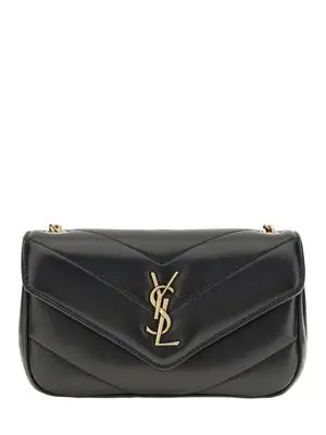 Saint Laurent Lou Lou Mini Shoulder Bag - Black