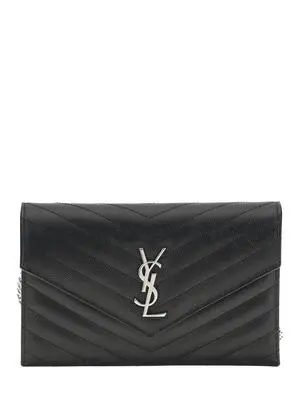 Saint Laurent Cassandre Mini Shoulder Bag - Black