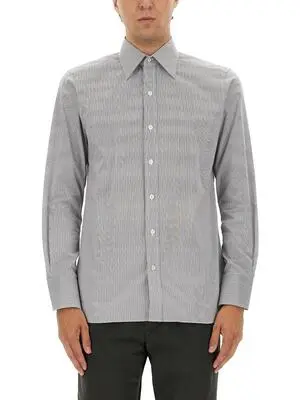 TOM FORD Slim Fit Shirt - Gray