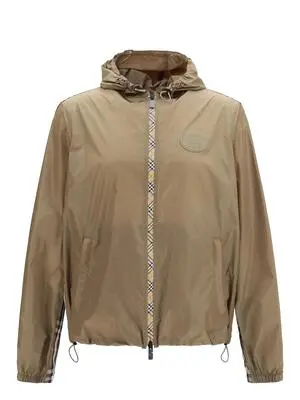 Burberry Newport Nylon Hooded Jacket - Brown