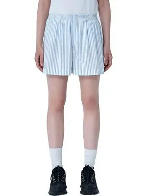 Moncler Striped Shorts - White