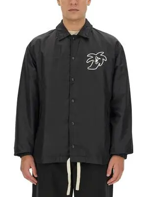 Palm Angels Hunter Shirt Jacket - Black