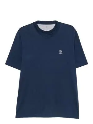 Brunello Cucinelli T-shirts & Vests T-shirts - Blue