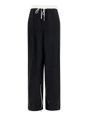 Kiton Silk Pants - Black
