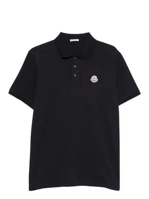 Moncler Moncler Blue Polo Shirts Men Blue