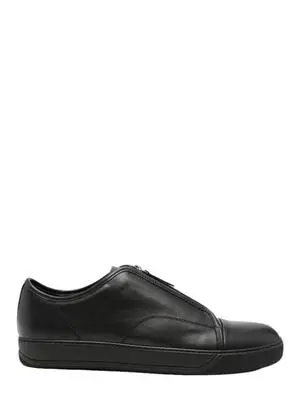 LANVIN Leather Trainers Slip-ons - Black