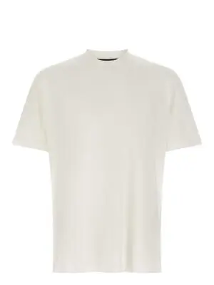 Brioni Logo Embroidery T-shirt - White