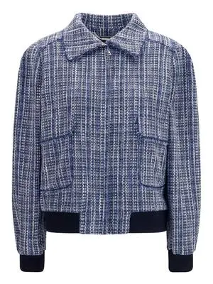 Kiton Tweed Jacket - Blue