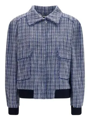 Kiton Tweed Jacket - Blue