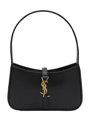 Saint Laurent SAINT LAURENT Le 5 À 7 Calf Skin Leather Bag Black