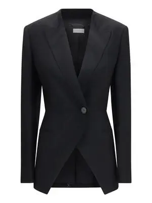 Givenchy Cut-out Double-breasted Blazer - Black