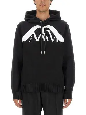 Alexander McQueen Sweatshirt With Logo - Black