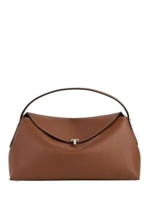 TOTEME T-lock Handbag In Grained Leather - Multicolor