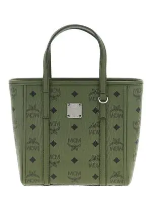 Mcm Toni Mini Shopping Bag - Green