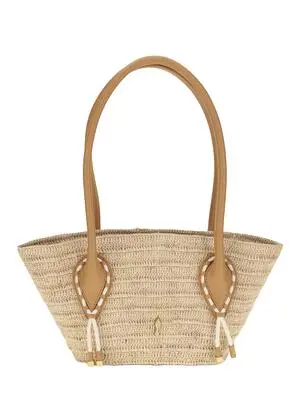 CHRISTIAN LOUBOUTIN Venus Mini Tote Bag - Cream