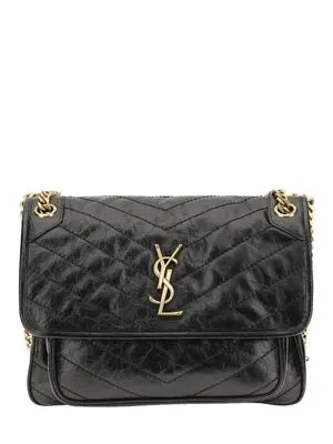 Saint Laurent Niki Shoulder Bag - Black