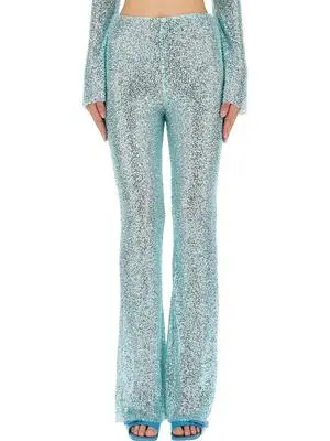 SELF-PORTRAIT Beaded Trousers - Multicolor