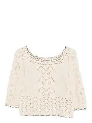 Isabel Marant Étoile Cotton And Wool Top - Multicolor