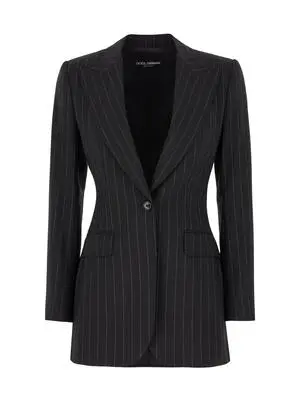 Dolce & Gabbana Pinstripe Blazer - Multicolor
