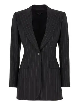 Dolce & Gabbana Pinstripe Blazer - Multicolor