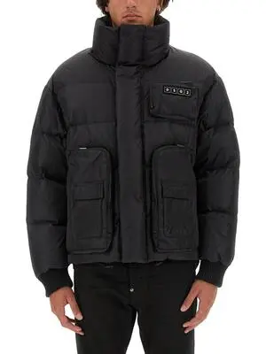 Dsquared2 Padded Logo Down Jacket - Black