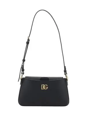 Dolce & Gabbana DOLCE & GABBANA Mini Flap Shoulder Bag Black