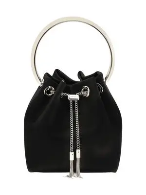 JIMMY CHOO Bon Bon Bucket Bag - Black