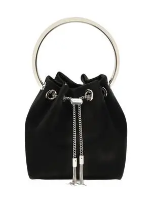 JIMMY CHOO Bon Bon Bucket Bag - Black
