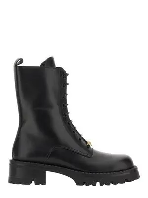 Versace Boot With Laces Alia - Black