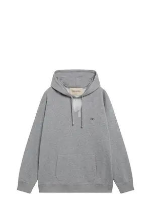 Valentino Garavani Melange Hoodie - Gray