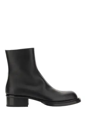 Alexander McQueen Cuban Stack Boot - Black